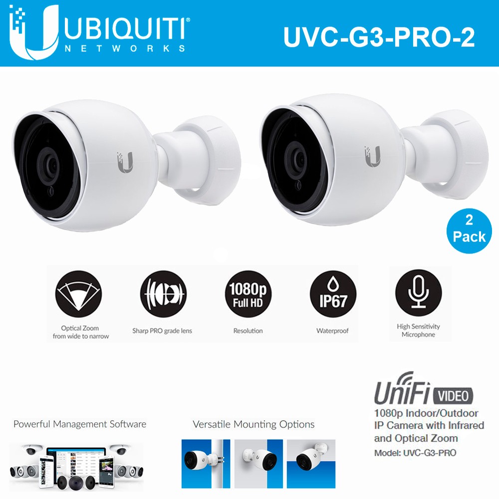 Ubiquiti Networks UniFi UVC-G3-PRO 1080p Outdoor Weatherproof IP Camera ...