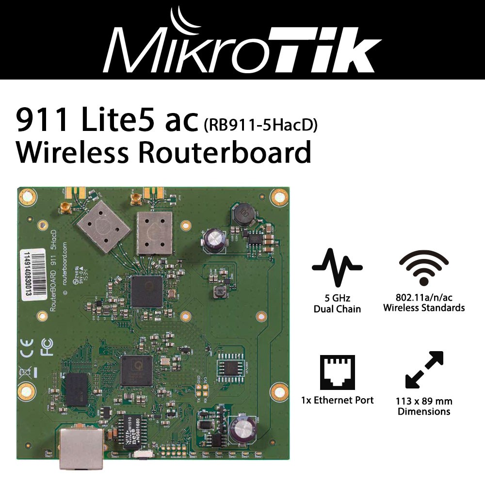 Mikrotik 911 Lite5 ac RB911-5HacD CPE RouterBOARD wireless router ...