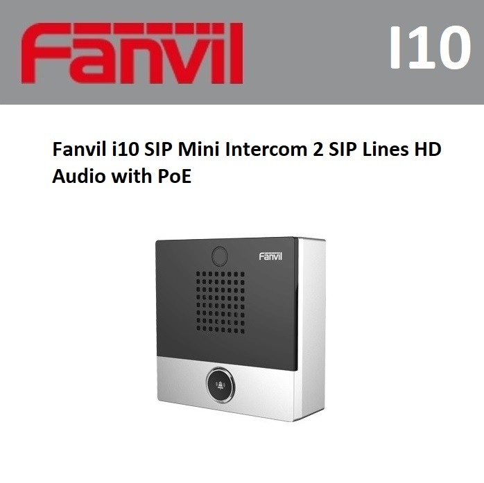 Fanvil i10 SIP Mini Intercom 2 SIP Lines HD Audio with PoE