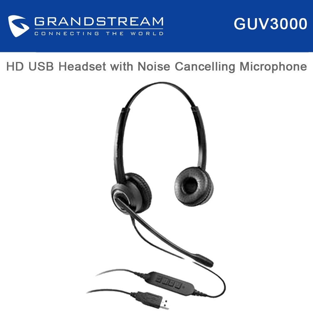Grandstream Grandstream GUV3000 USB Corded Dual Headset