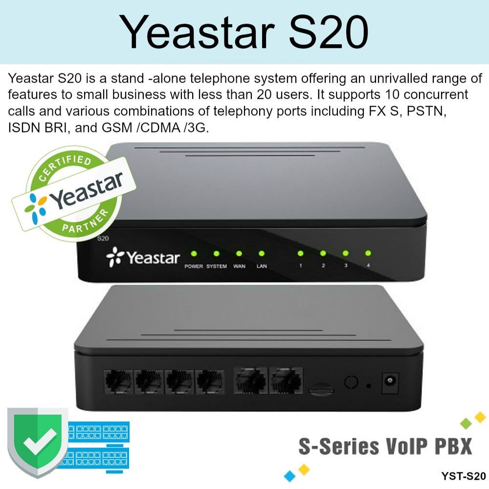Yeastar S20 VoIP PBX Phone System