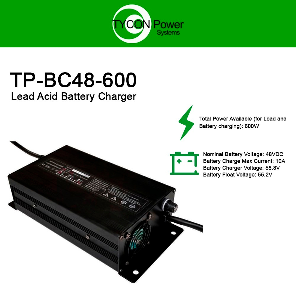 Tycon Power TP-BC48-600 | 48V 600W Battery Charger