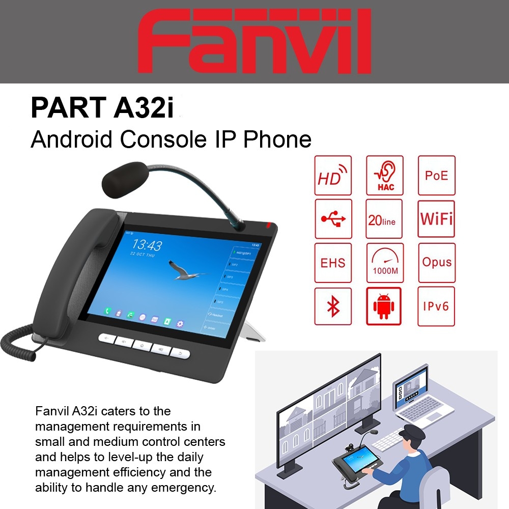 Fanvil A32i A32i Android SIP Console Phone