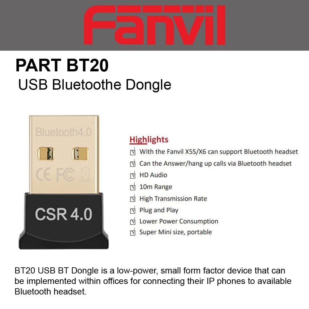 Fanvil USB Bluetoothe Dongle